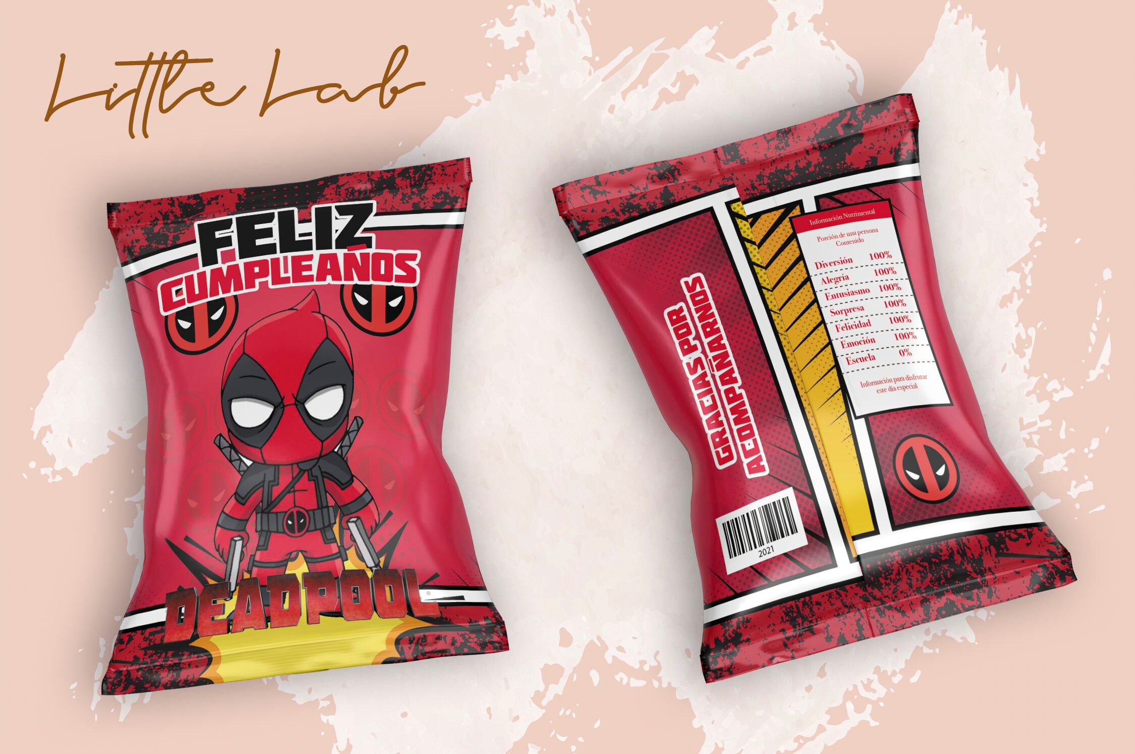 Chips Bags, Deadpool, Super Héroes, Kids Birthday, Template Printable ...