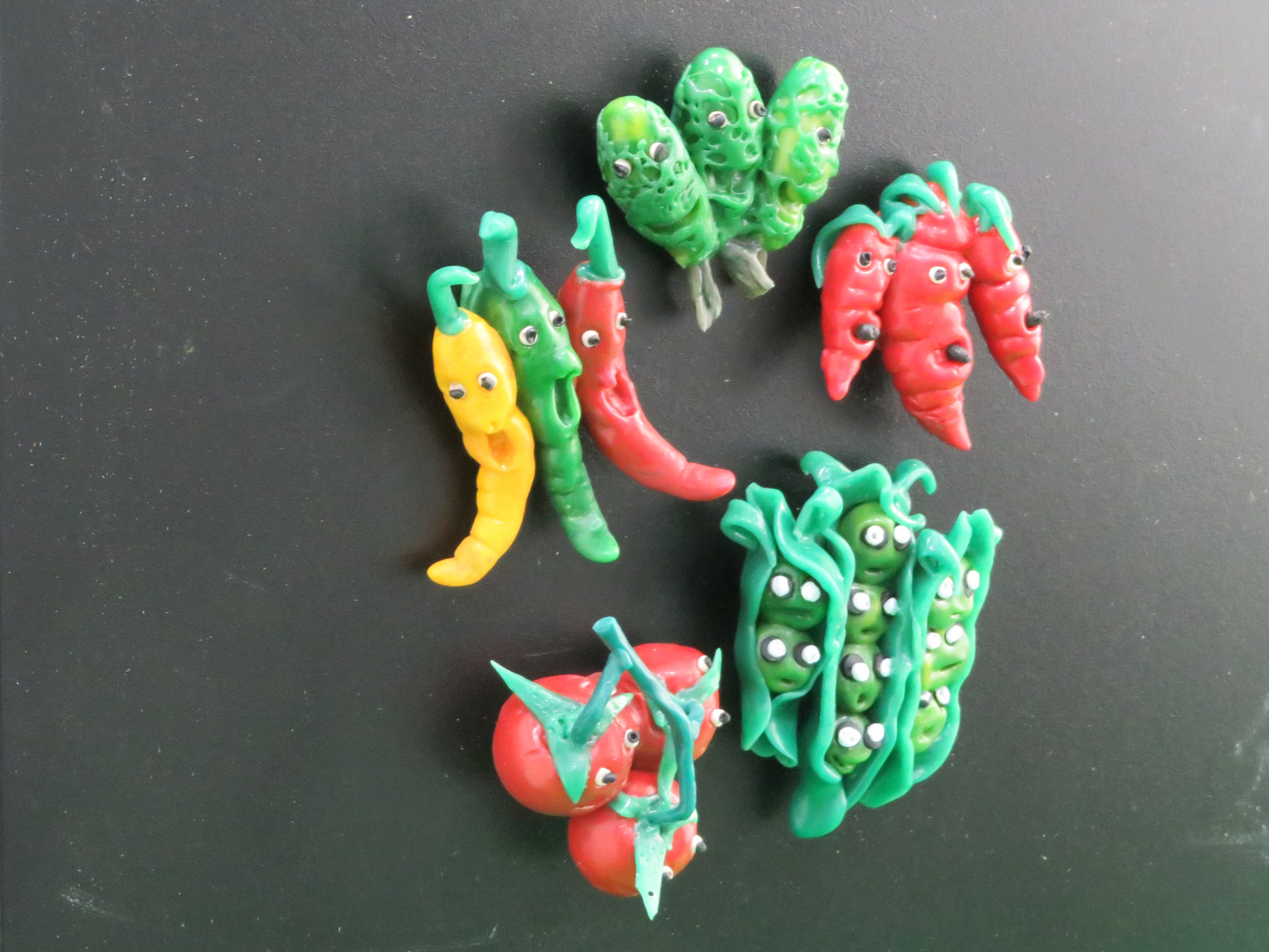 Vegetable Fridge Magnets Food Magnets Cute Pin Board for Fridge ...