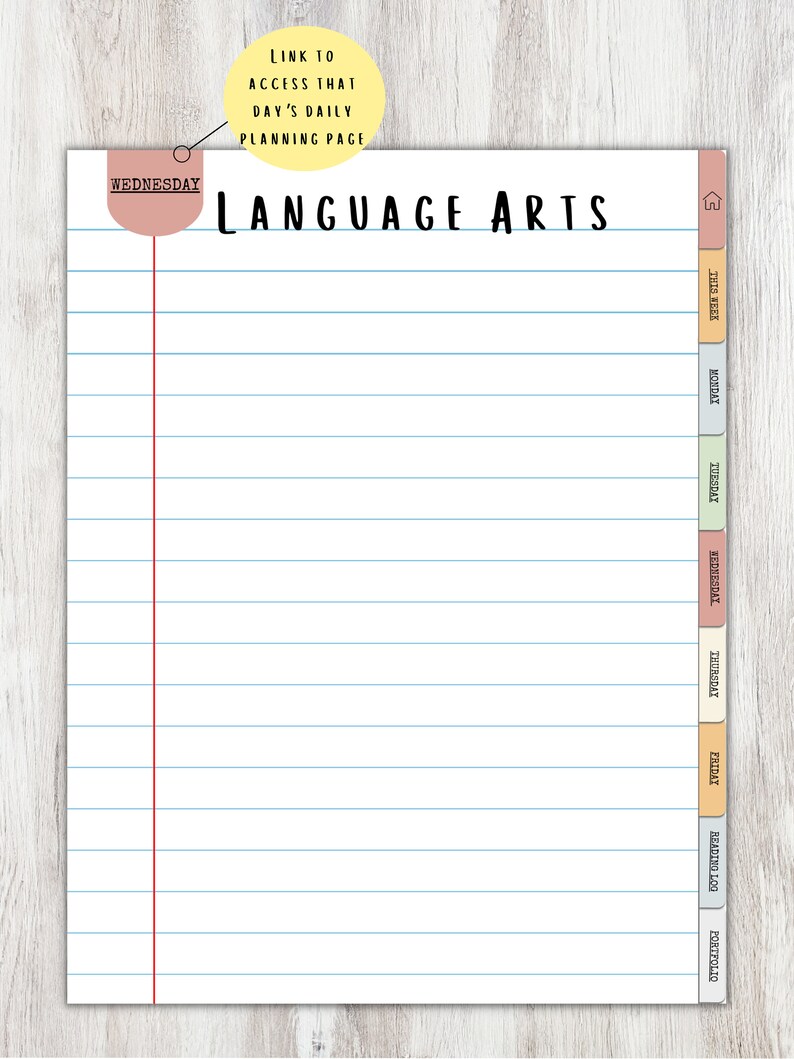 My School Notebook 2023-2024: PDF DIGITAL DOWNLOAD - Etsy