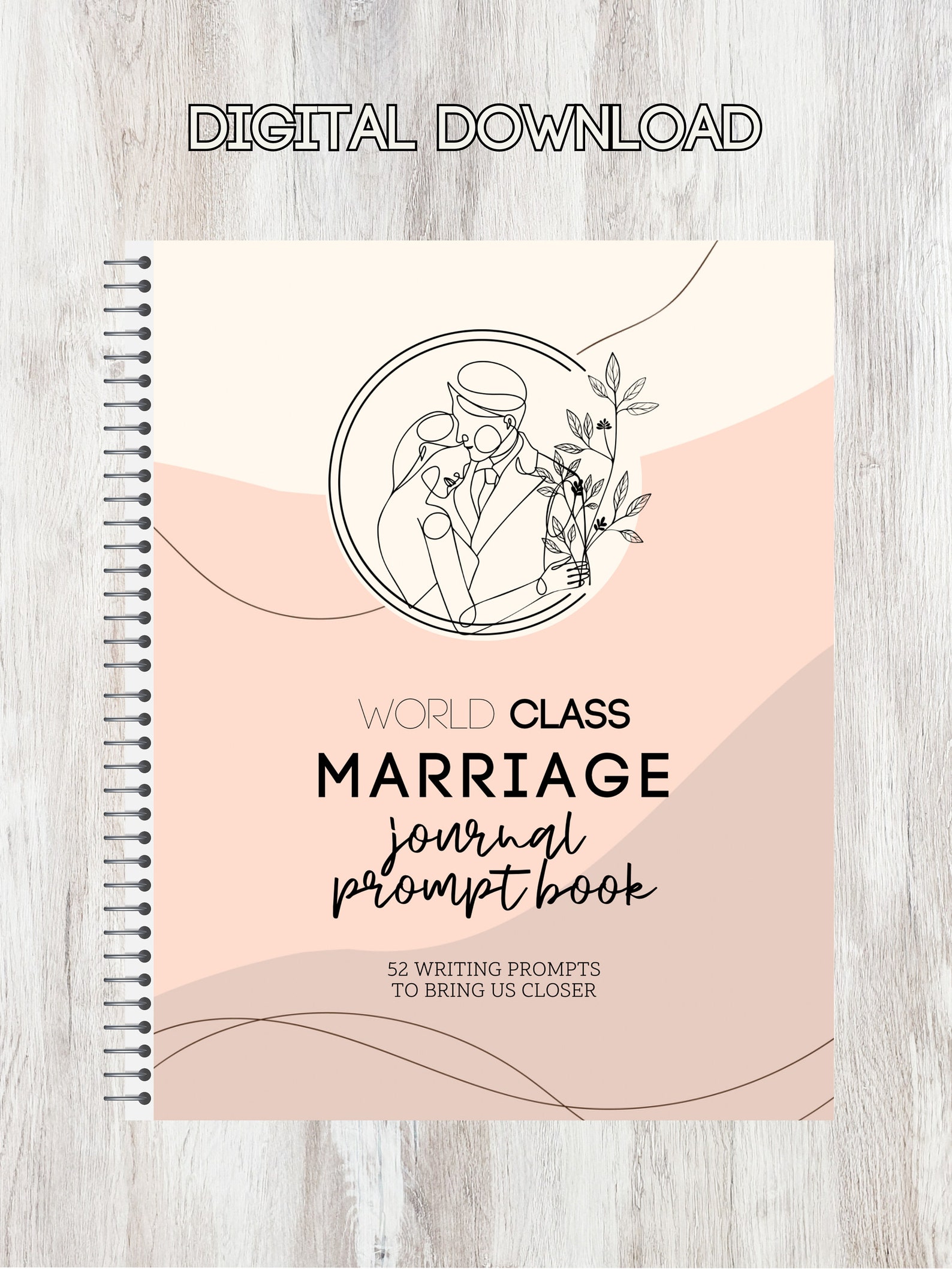 Marriage Journal Prompt Book: PDF DIGITAL DOWNLOAD - Etsy