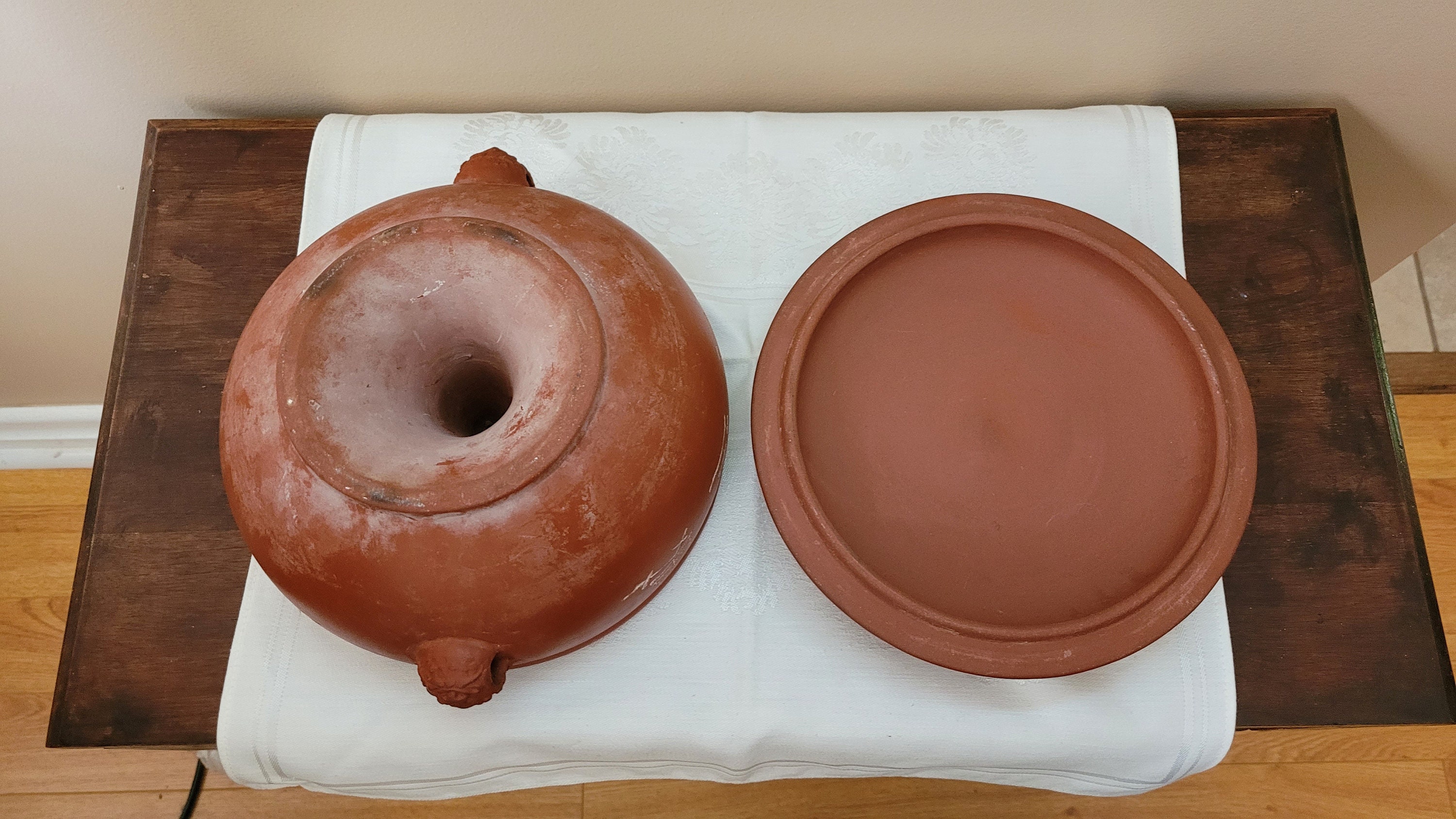 Vintage Chinese Red Clay Yunnan Rice & Stew Steamer With Lid - Etsy