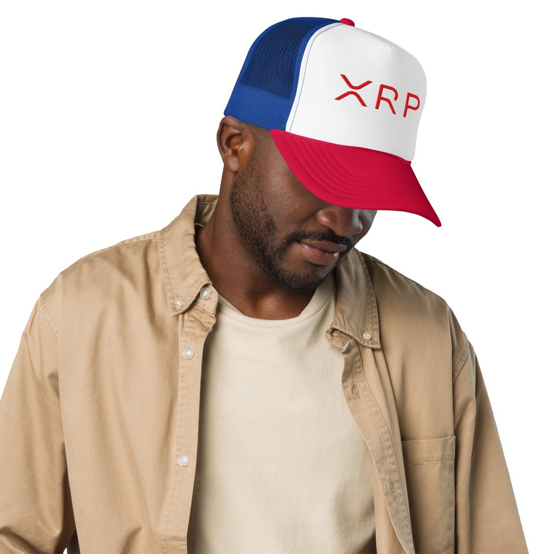 XRP Red Logo Trucker Hat - Etsy