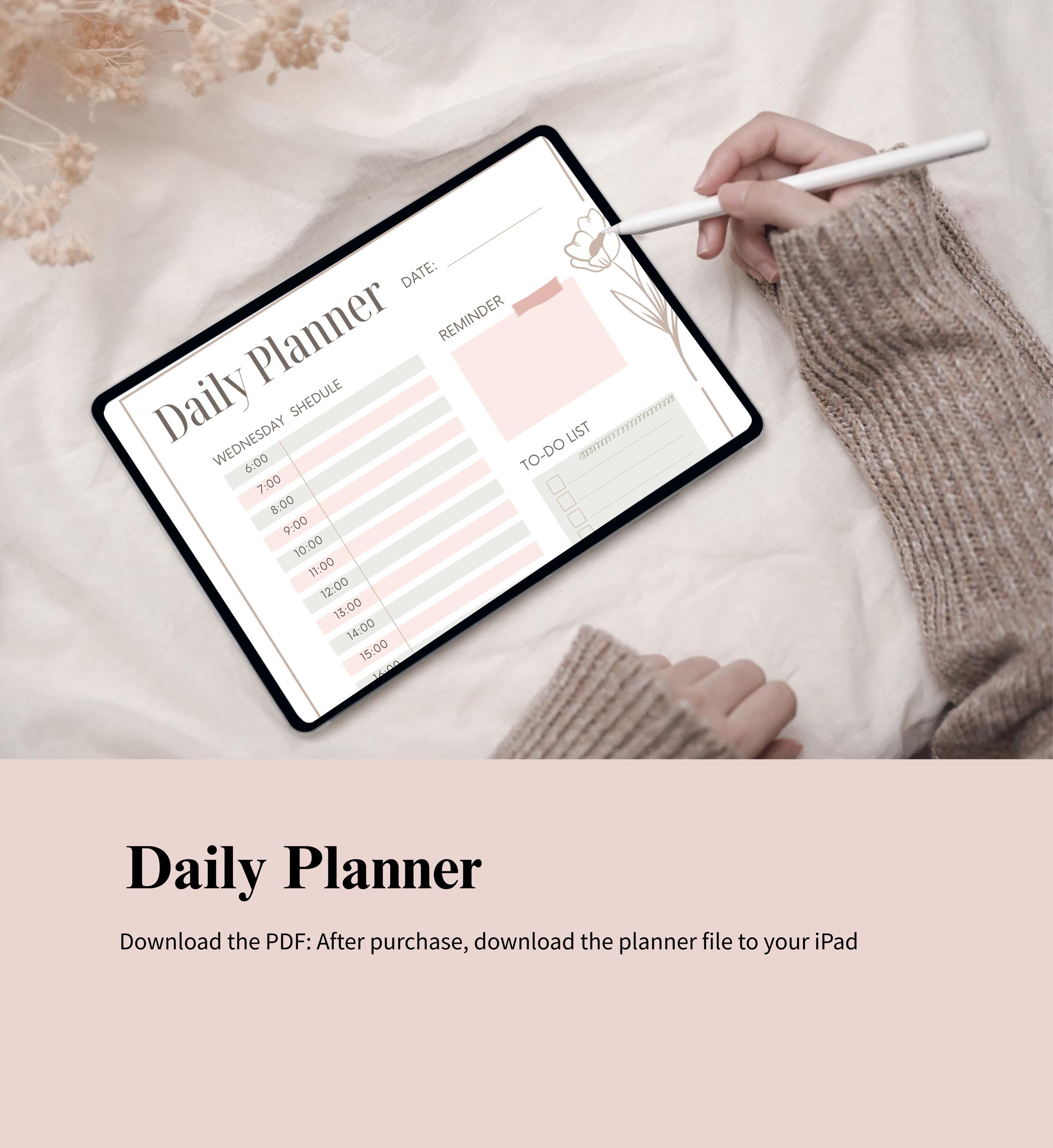 7-day Digital Daily Planner: To-do List, Goodnotes Template (PDF) - Etsy