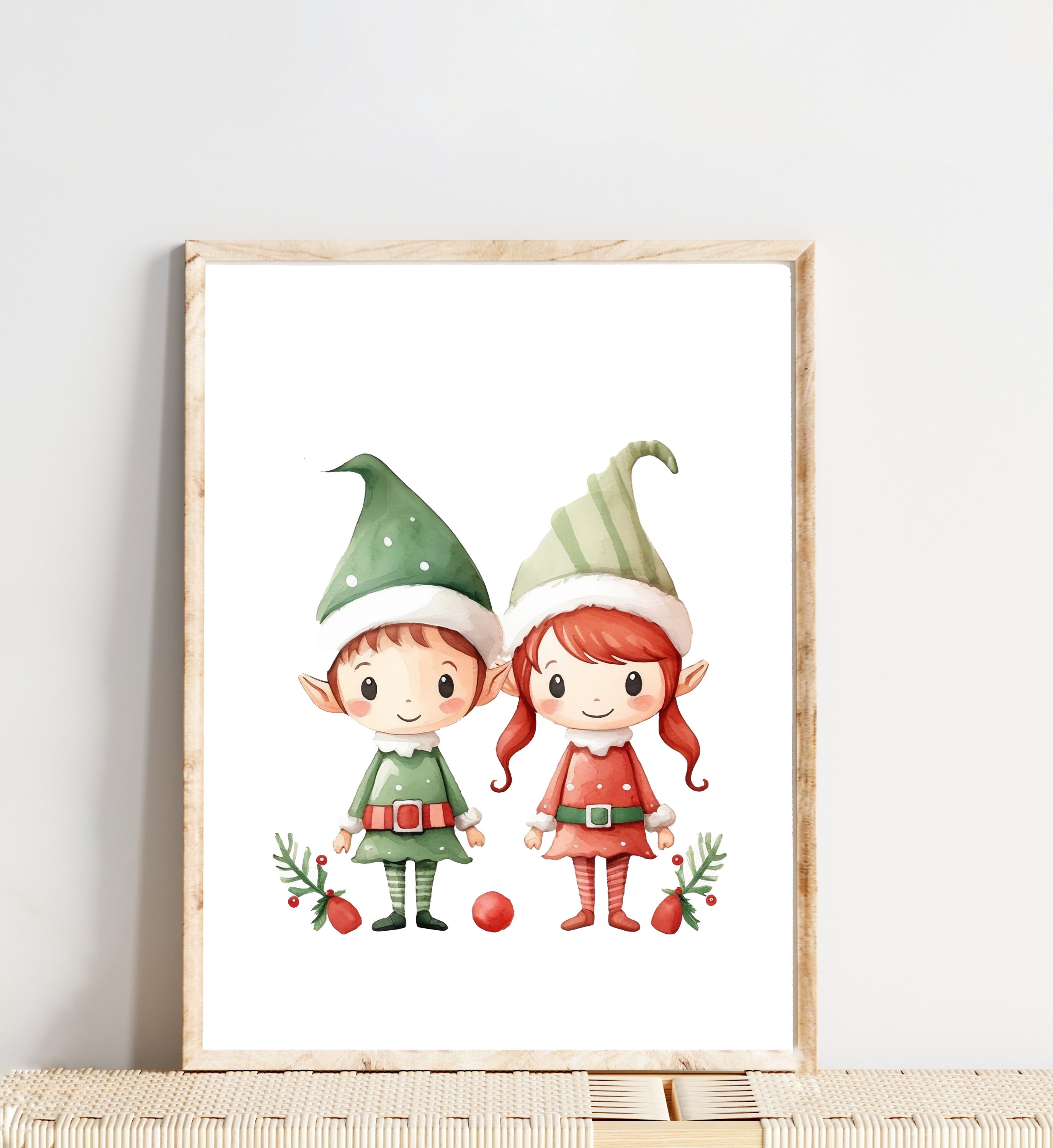 Set of 3 Christmas Wall Art, Christmas Digital, Christmas Decoration ...