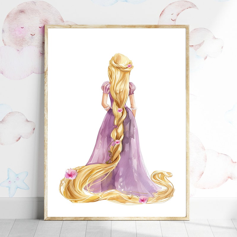Rapunzel Painting - Etsy