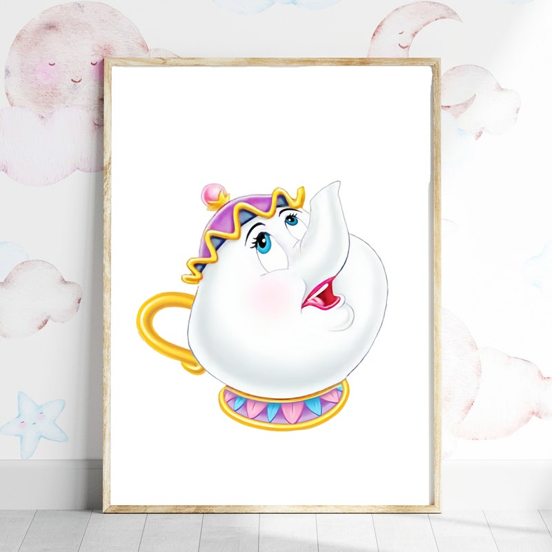 Mrs Potts Print - Etsy