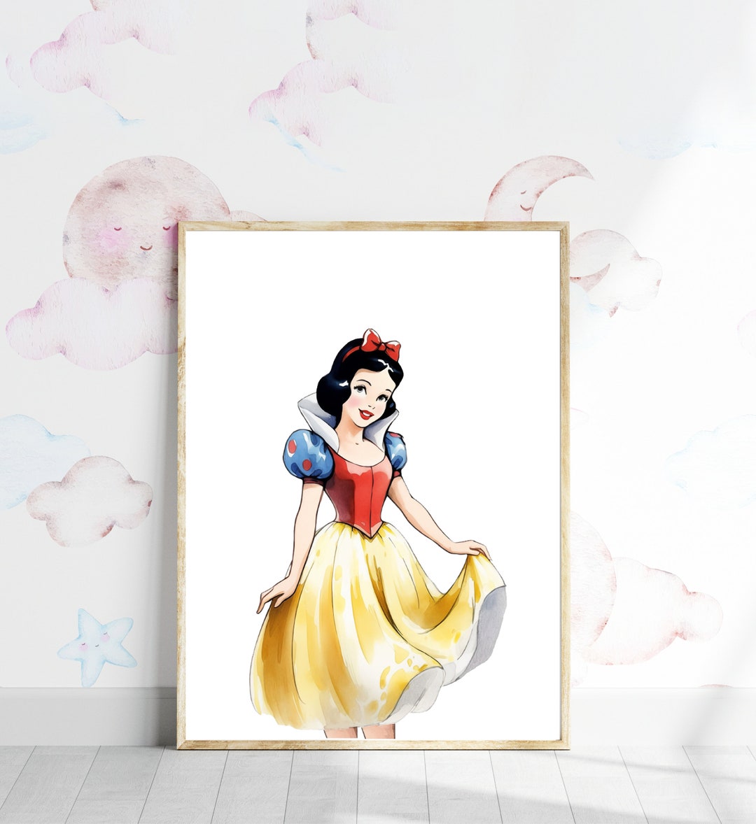 Princess Snow White Prints, Princess Printable,disney Wall Art,snow ...