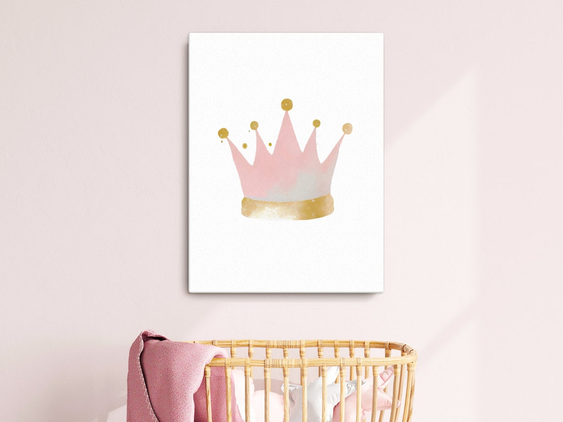 Set of 3 Princess Canvas, Princess Nursery Room Decor, Girl Room Decor ...