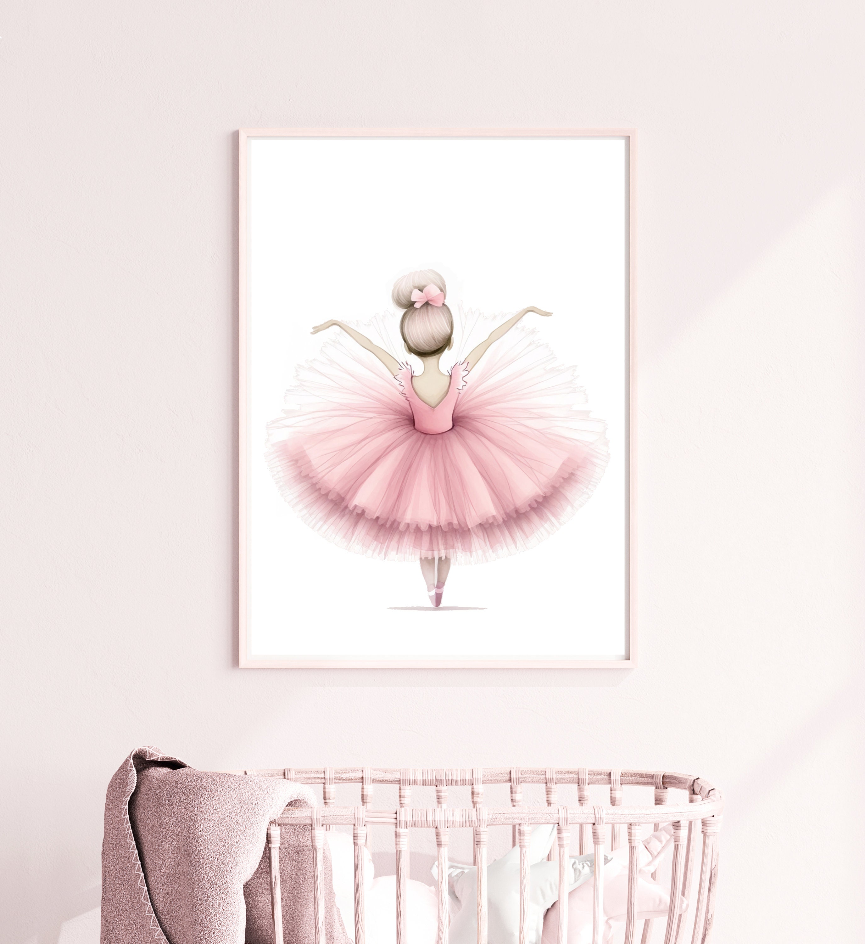 Personalized Ballerina Set of 3 Wall Art Ballerina Nursery - Etsy