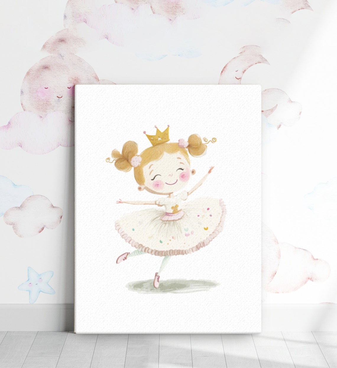 Set of 3 Princess Canvas, Princess Nursery Room Decor, Girl Room Decor ...
