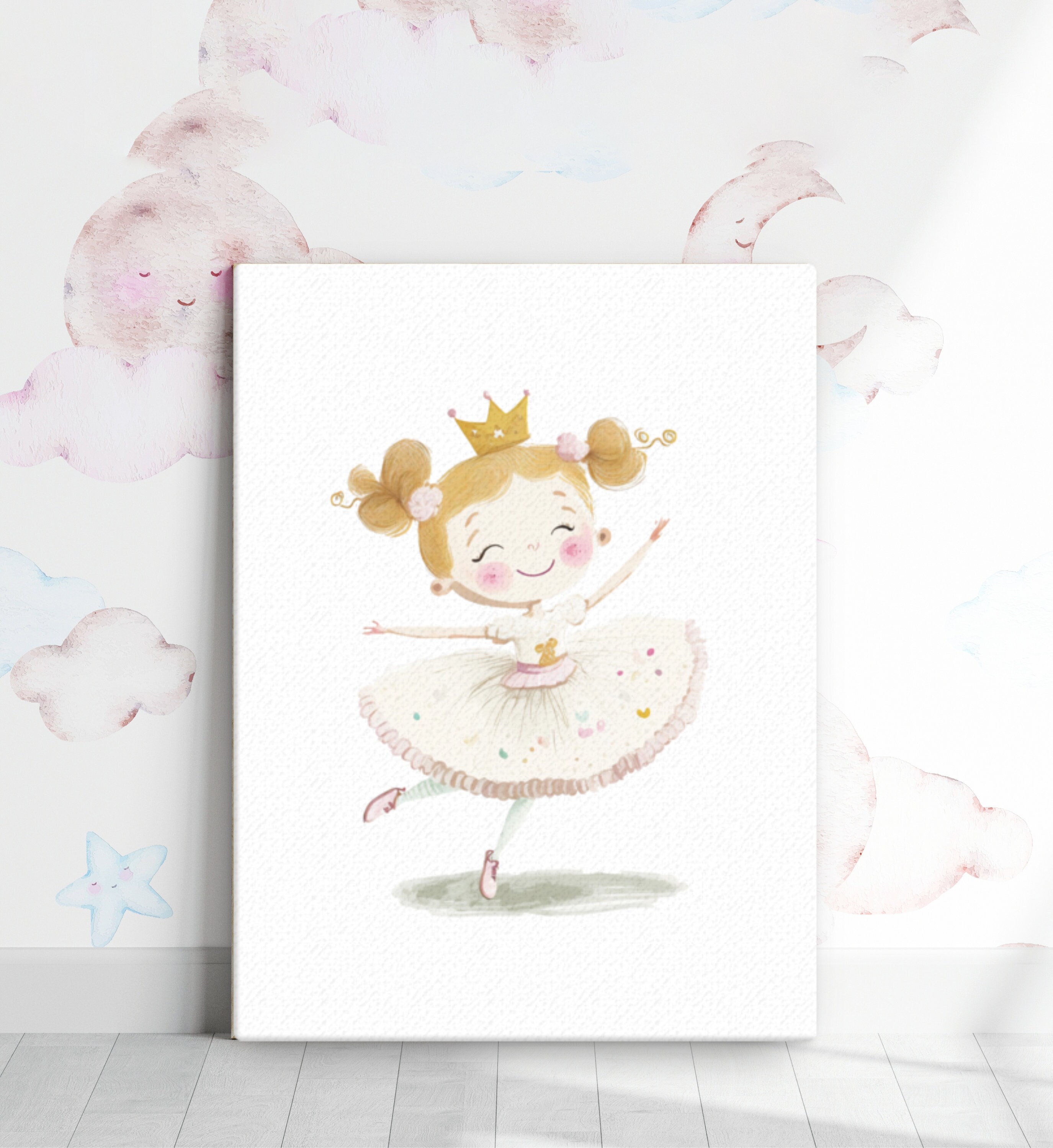 Set of 3 Princess Canvas, Princess Nursery Room Decor, Girl Room Decor ...