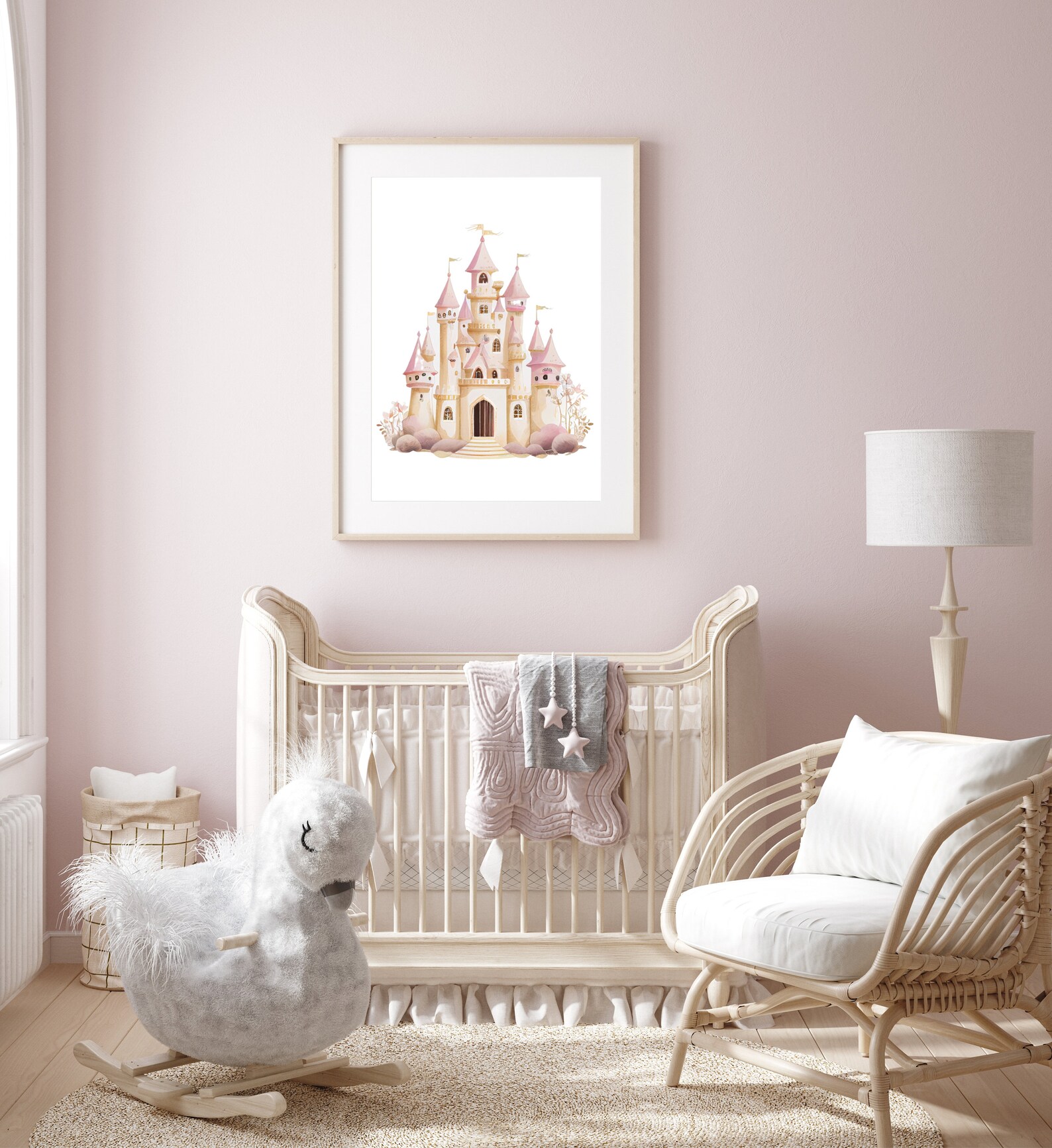Set of 3 Princess Canvas, Princess Nursery Room Decor, Girl Room Decor ...