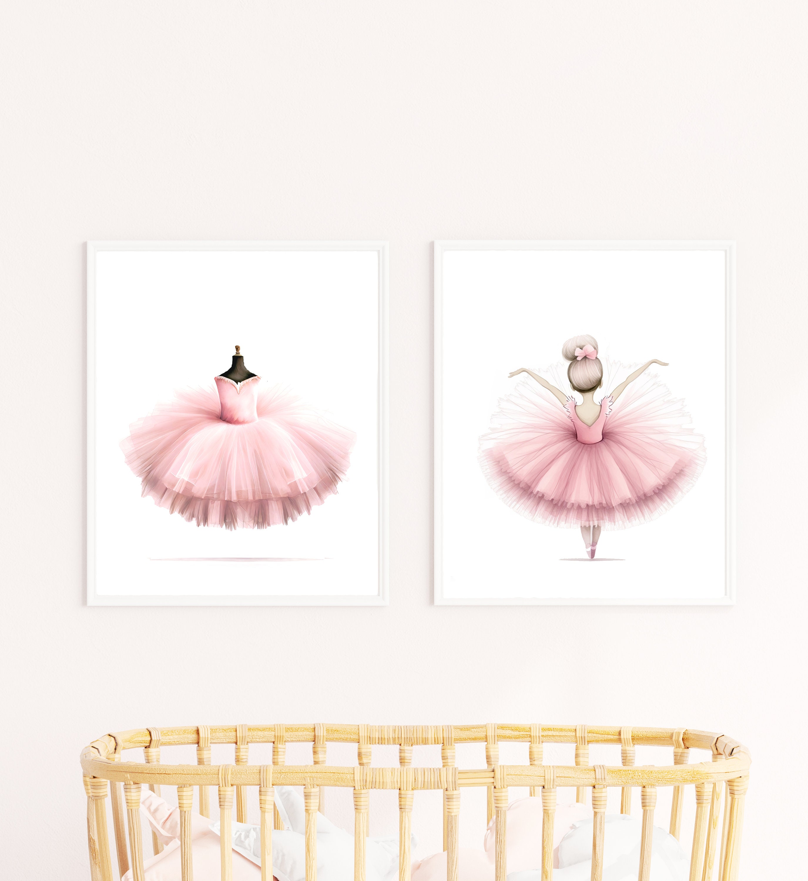 Personalized Ballerina Set of 3 Wall Art Ballerina Nursery - Etsy