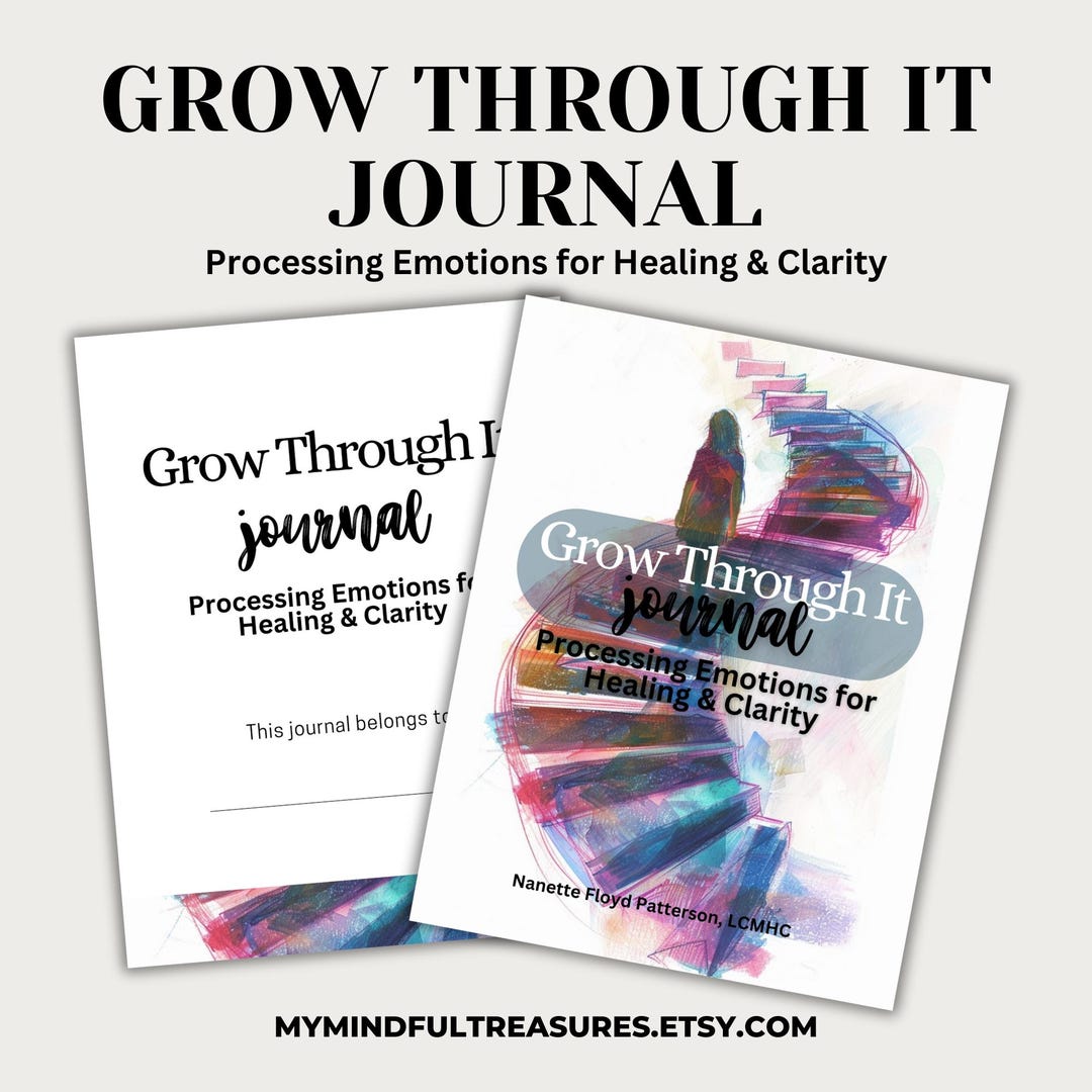 Grow Through It Emotional Healing Journal, Christian Mental Health ...