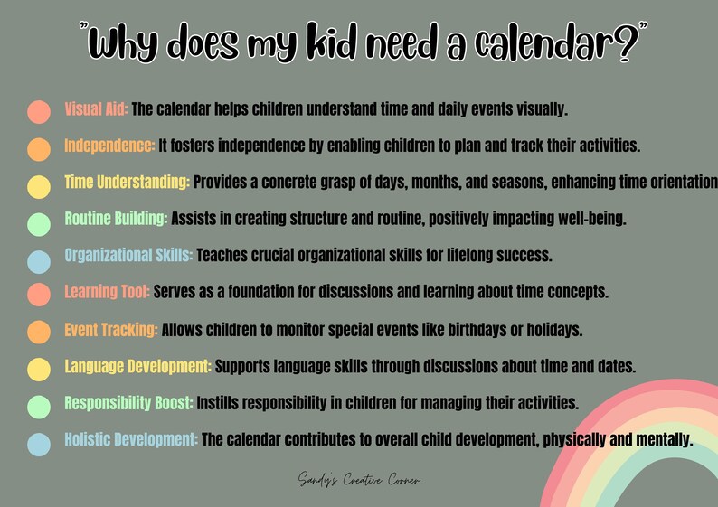 Customizable Printable Weekly Calendar for Kids, Kids Weekly Routine ...