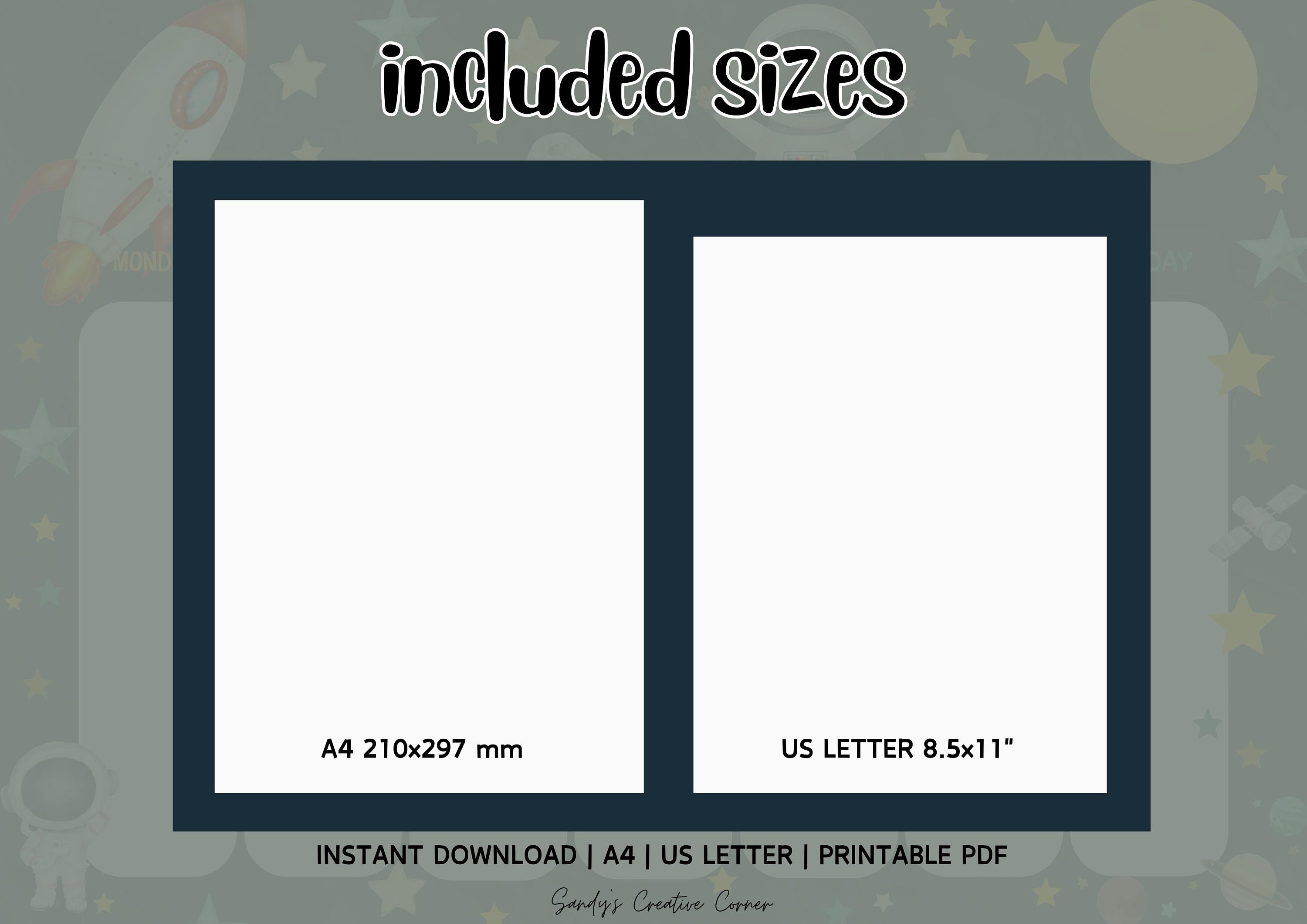 Customizable Printable Weekly Calendar for Kids, Kids Weekly Routine ...