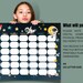 Fillable Kids Monthly Space Digital Printable Visual Homework or ...