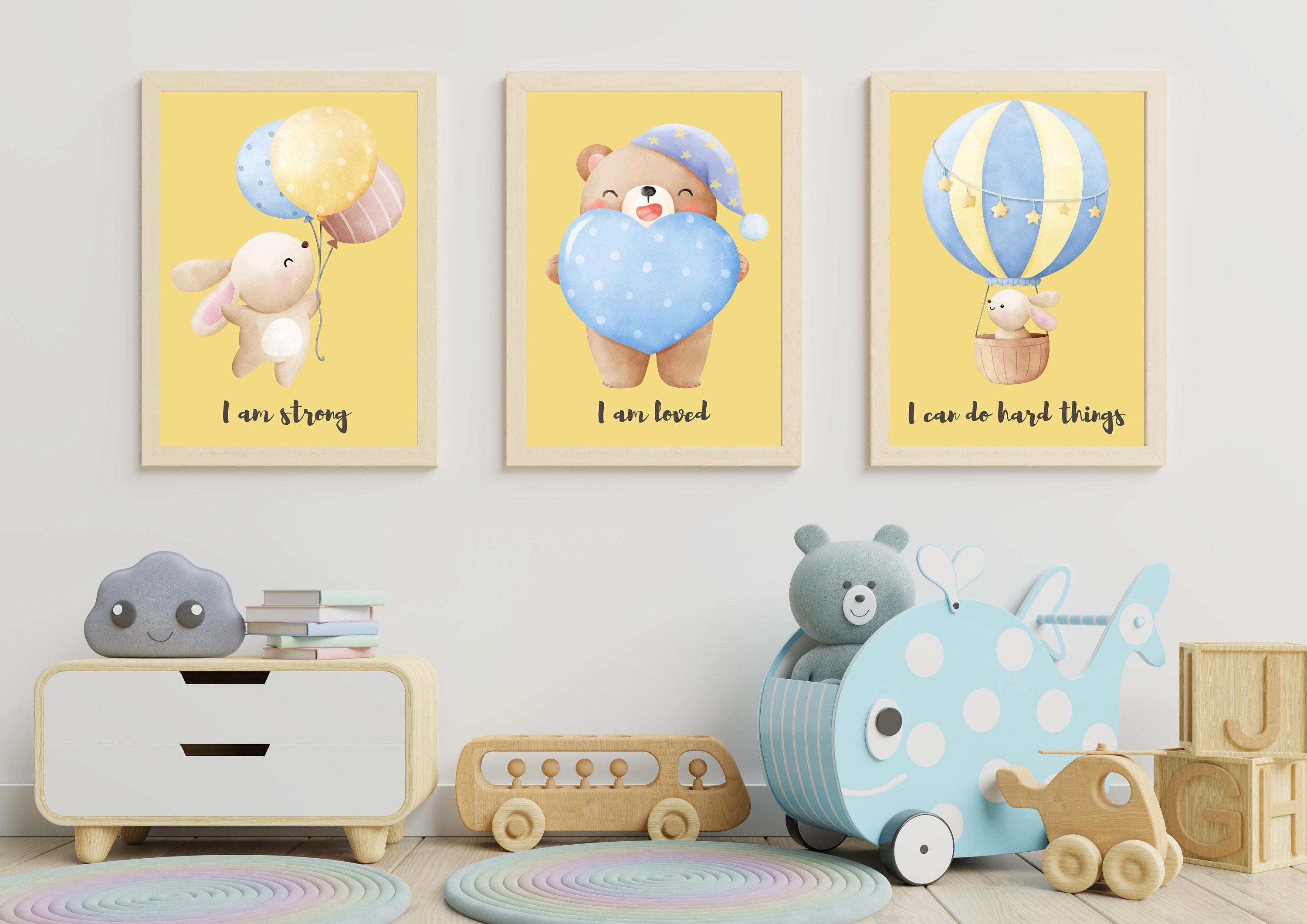 Printable Kids Positive Affirmation Flashcards, Cute Affirmations for Toddlers, Preschool Kids ...