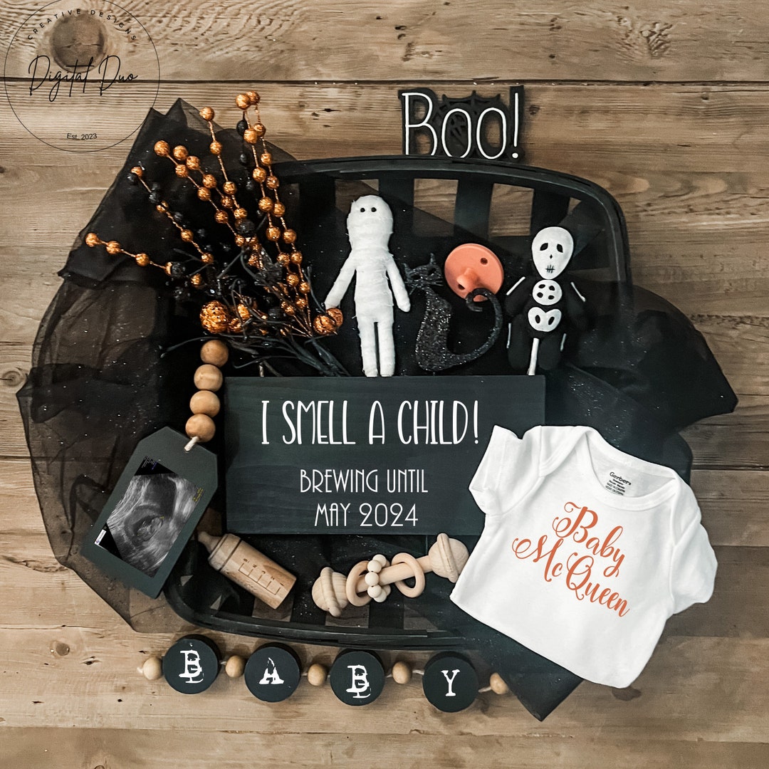 Hocus Pocus Baby Reveal Halloween Baby Announcement Social Media ...