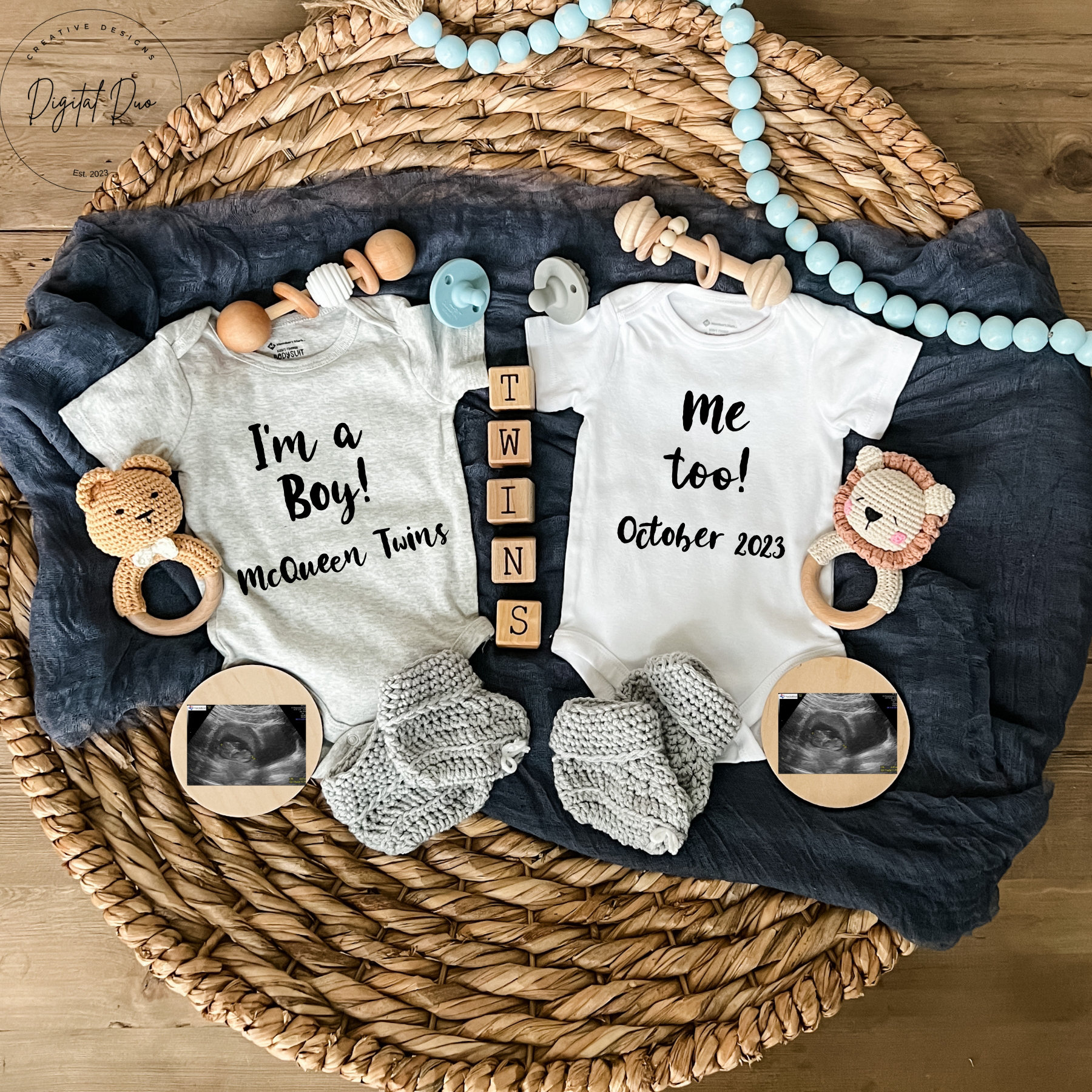 Baby Boy Announcement Ideas