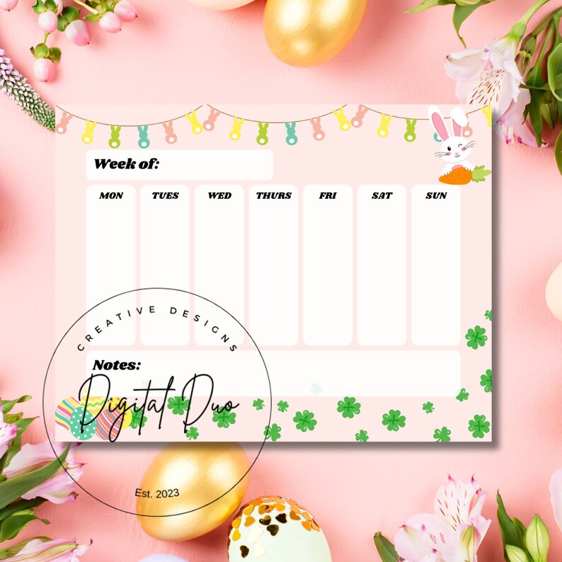 Download Printable March Calendar Weekly Planner Budget Menu Grocery ...