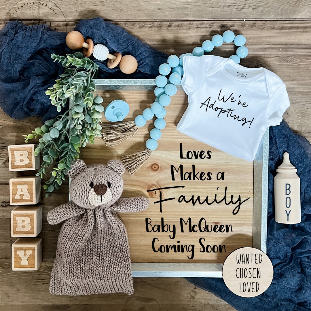 We’re Adopting Digital Announcement, Love Makes a Family, Adoption ...