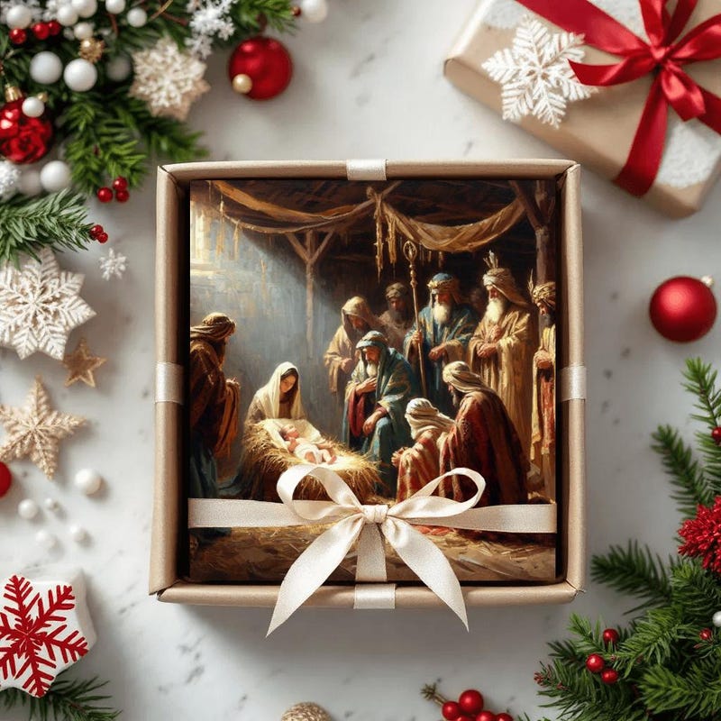 Nativity Print - Etsy