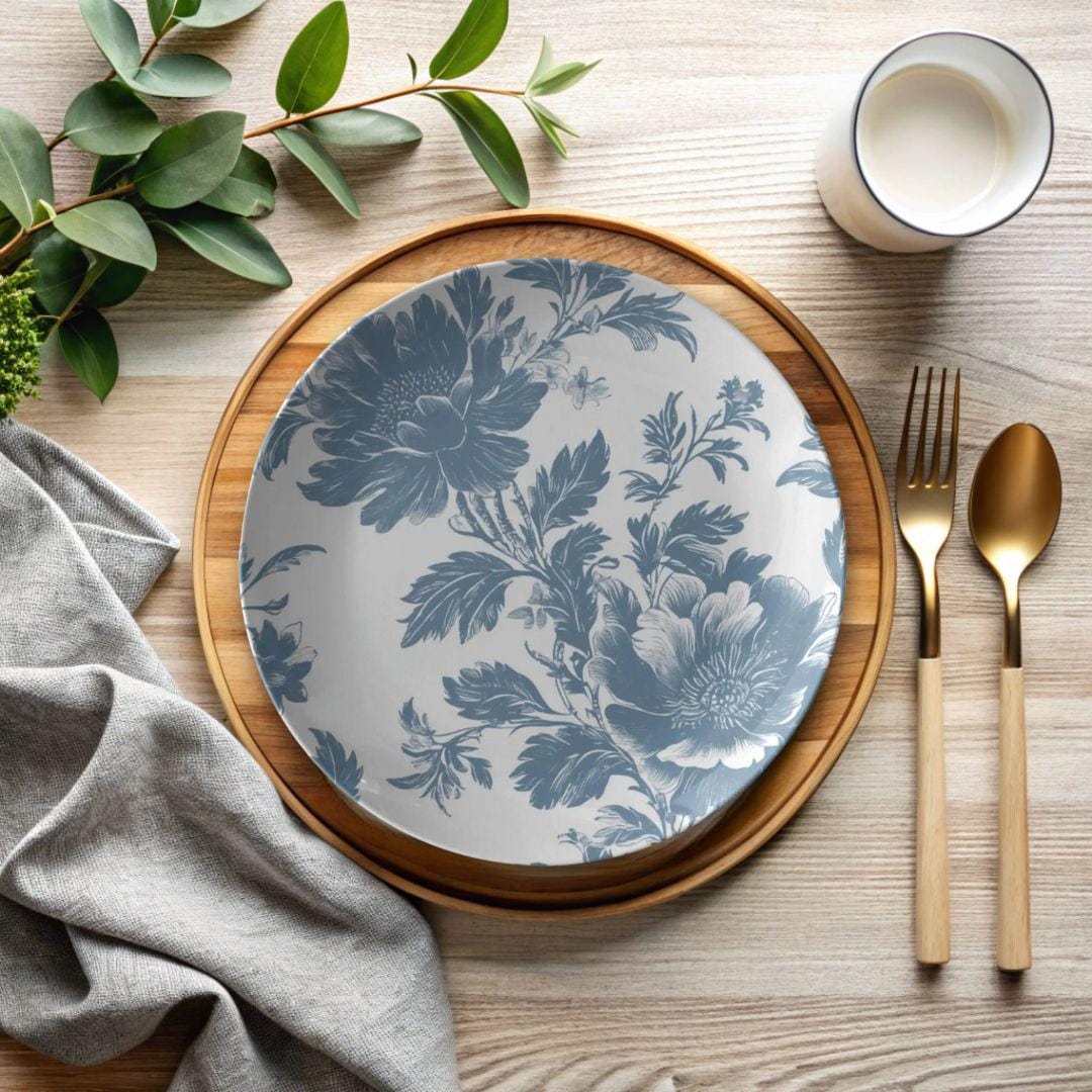 Modern and Chic Polymer 10in. Plates Durable & Stylish Dinnerware Set ...