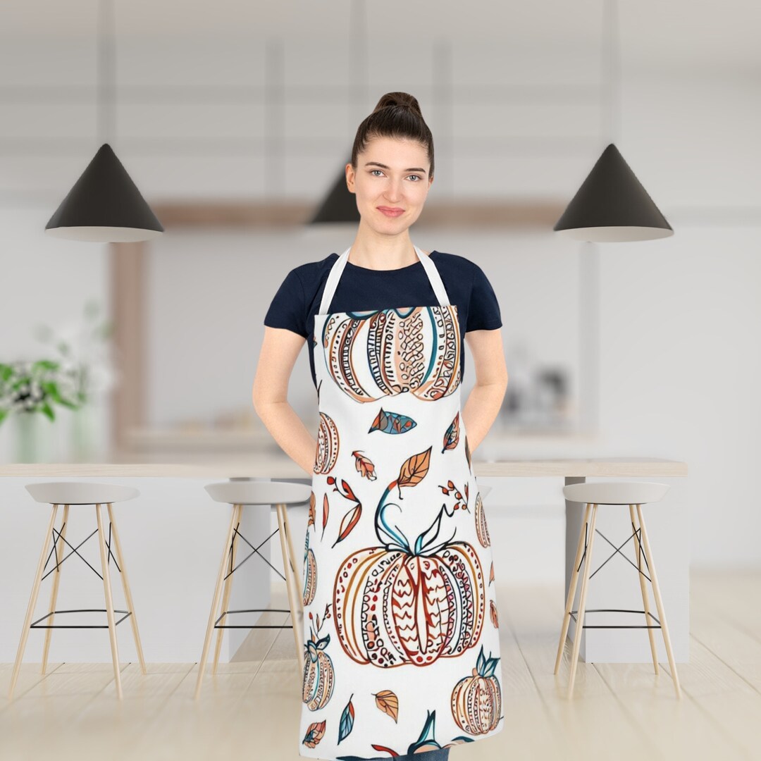 LIMITED EDITION Modern Boho Adult Apron in Polyester Canvas: - Etsy