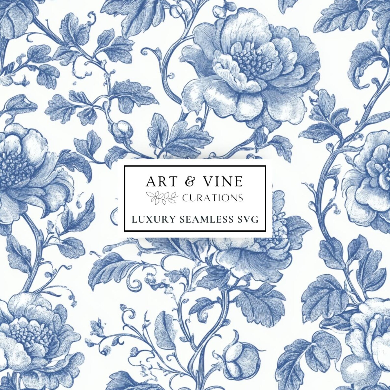 Luxury Designer Seamless SVG Pattern by Art & Vine Curations ~ Instant ...