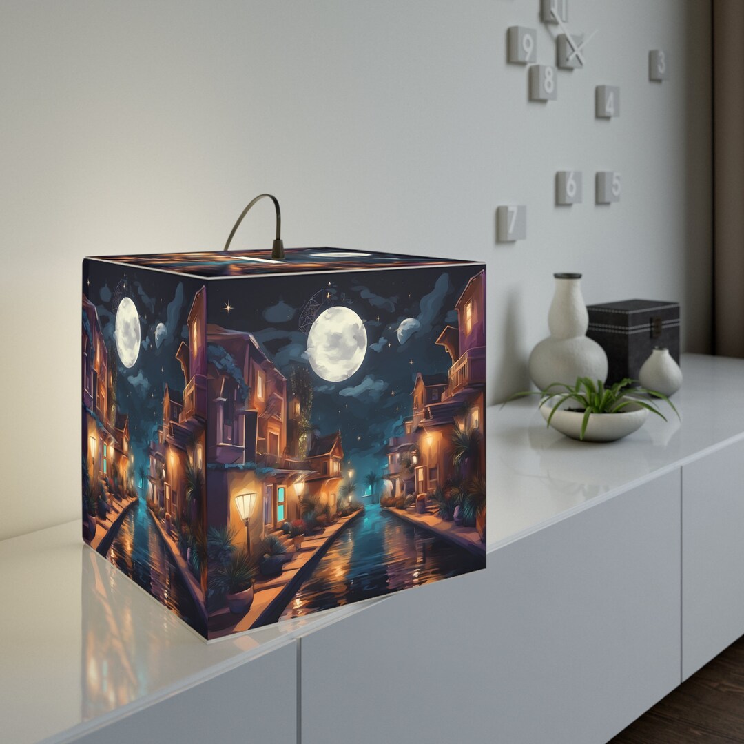 Boho Nights Cube Light Lamp in 2 Sizes a Nook & Nova - Etsy