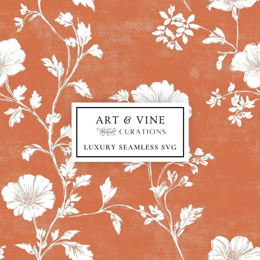 Seamless SVG Pattern ~ Instant Downloadable File ~ Luxury Designer ...