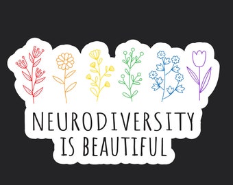 Neurodiversity is Beautiful Sticker 5stk. - Etsy