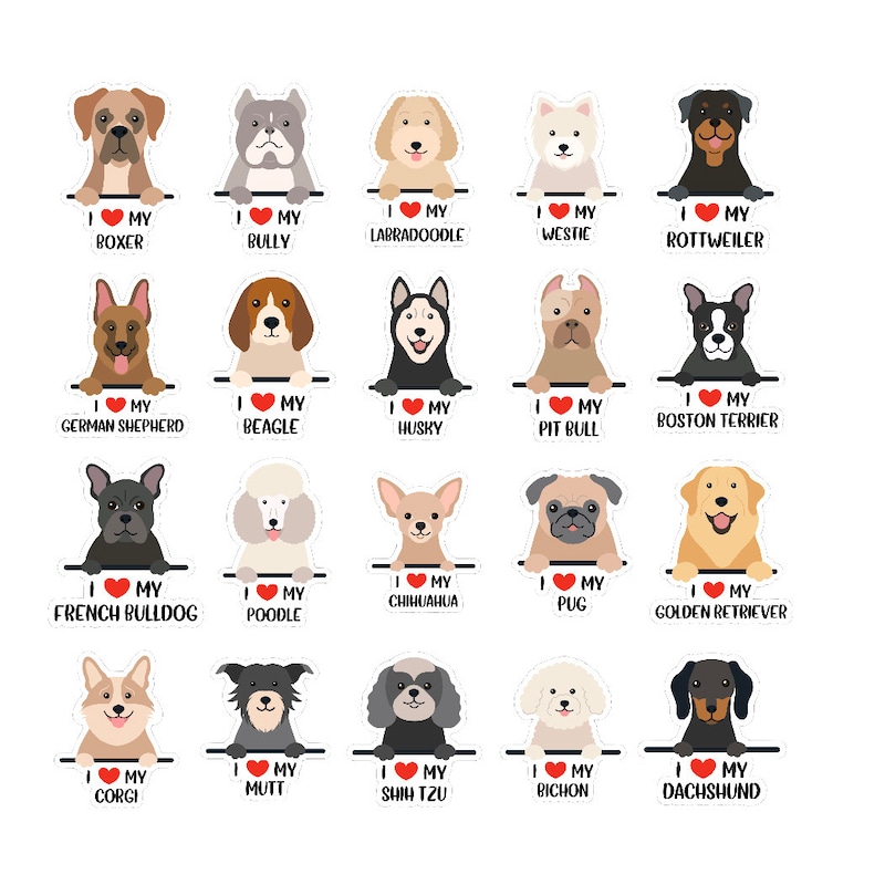 I Love My Rescue Dog - Etsy