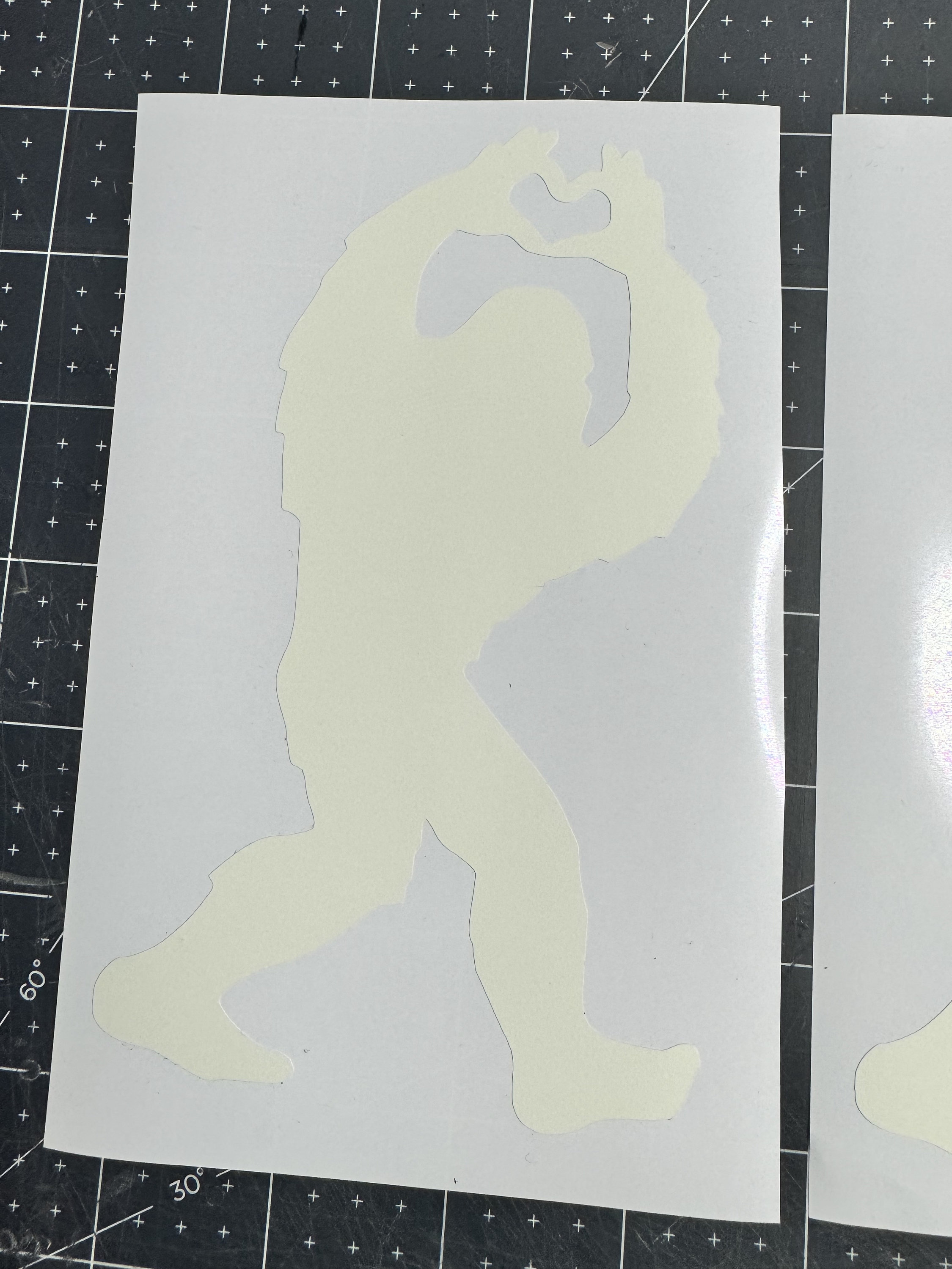 Heart-hands Sasquatch Glow-in-the-dark Decal Bigfoot Decal - Etsy