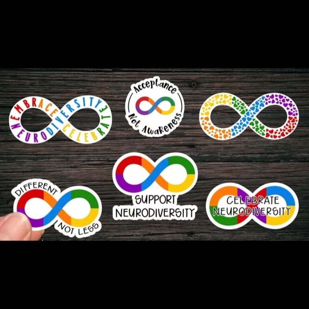 Neurodiversity Stickers Bundle, Neurodiverse, Acceptance, Support - Etsy