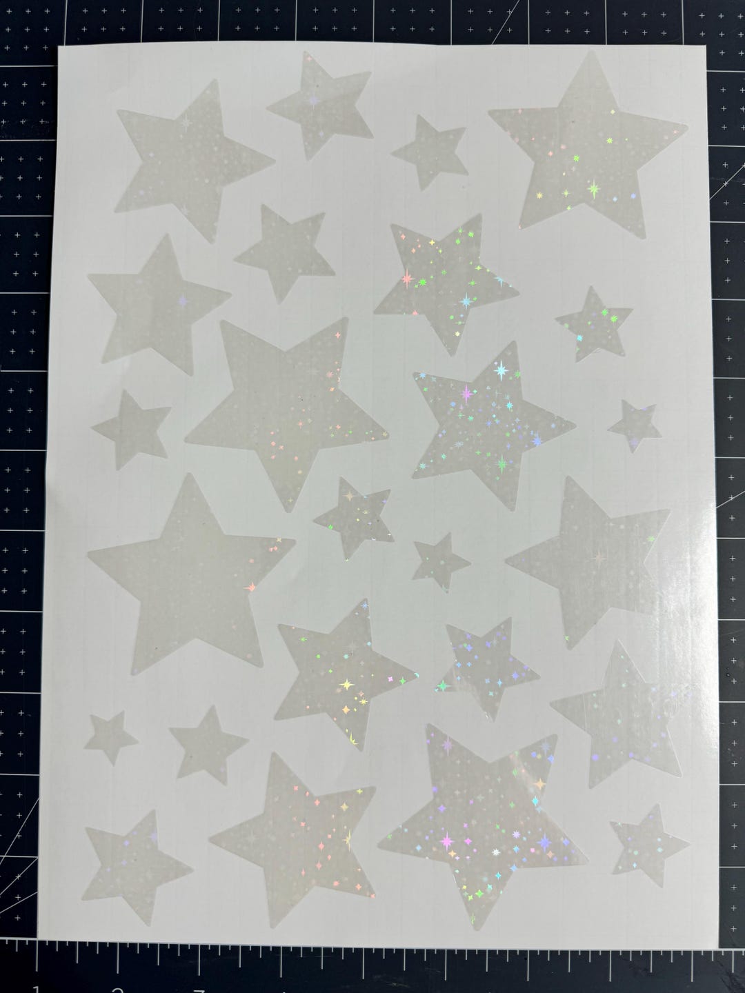 Star Window Suncatcher Decals - FULL SHEET, Peel and Stick Sunroof ...