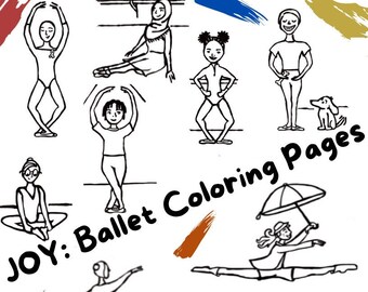 Ballet Terms Coloring Pages - Etsy