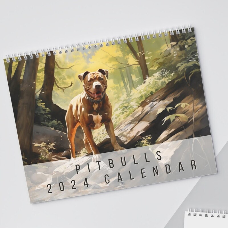 Pitbull Calendar - Etsy
