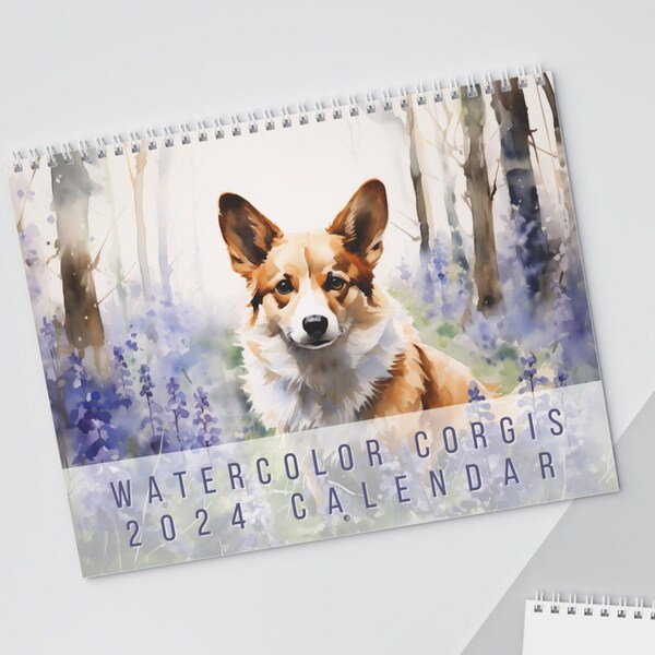 2024 Corgi Calendar - Etsy