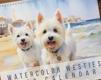 West Highland Terriers - 2026 Wall Calendar - Westies - Etsy