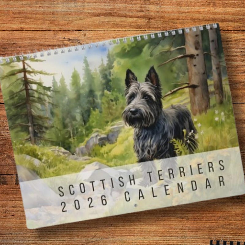 Scottie Calendar - Etsy