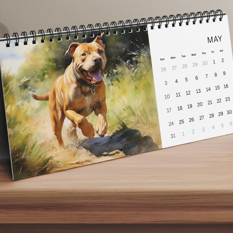 2026 Pit Bull Calendar - Etsy