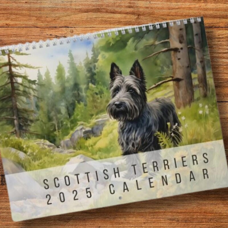 Scottie Calendar - Etsy