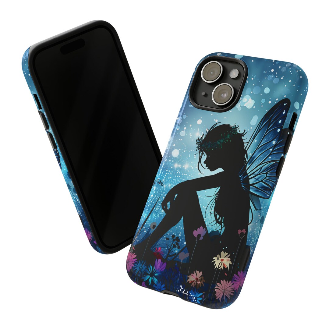 Fairy Silhouette Phone Case Double Layer Tough Phone Case for Iphone ...