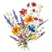 Wildflowers Art Bundle 20 Images of Wildflowers - Etsy