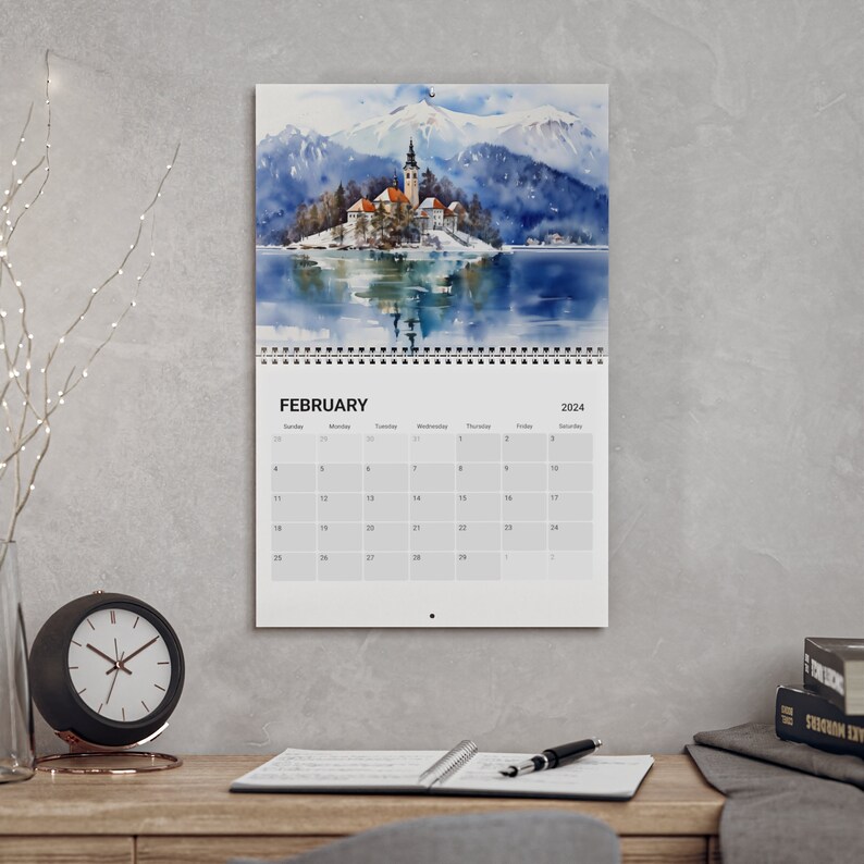 Landscapes of Europe Calendar 2024 Ideal Gift for Lovers of the ...
