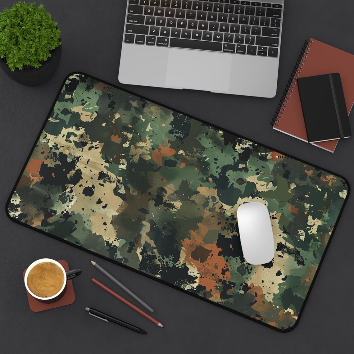 Classic Camo Desk Mat - Large Desk Mat With a Rugged Camouflage Pattern ...