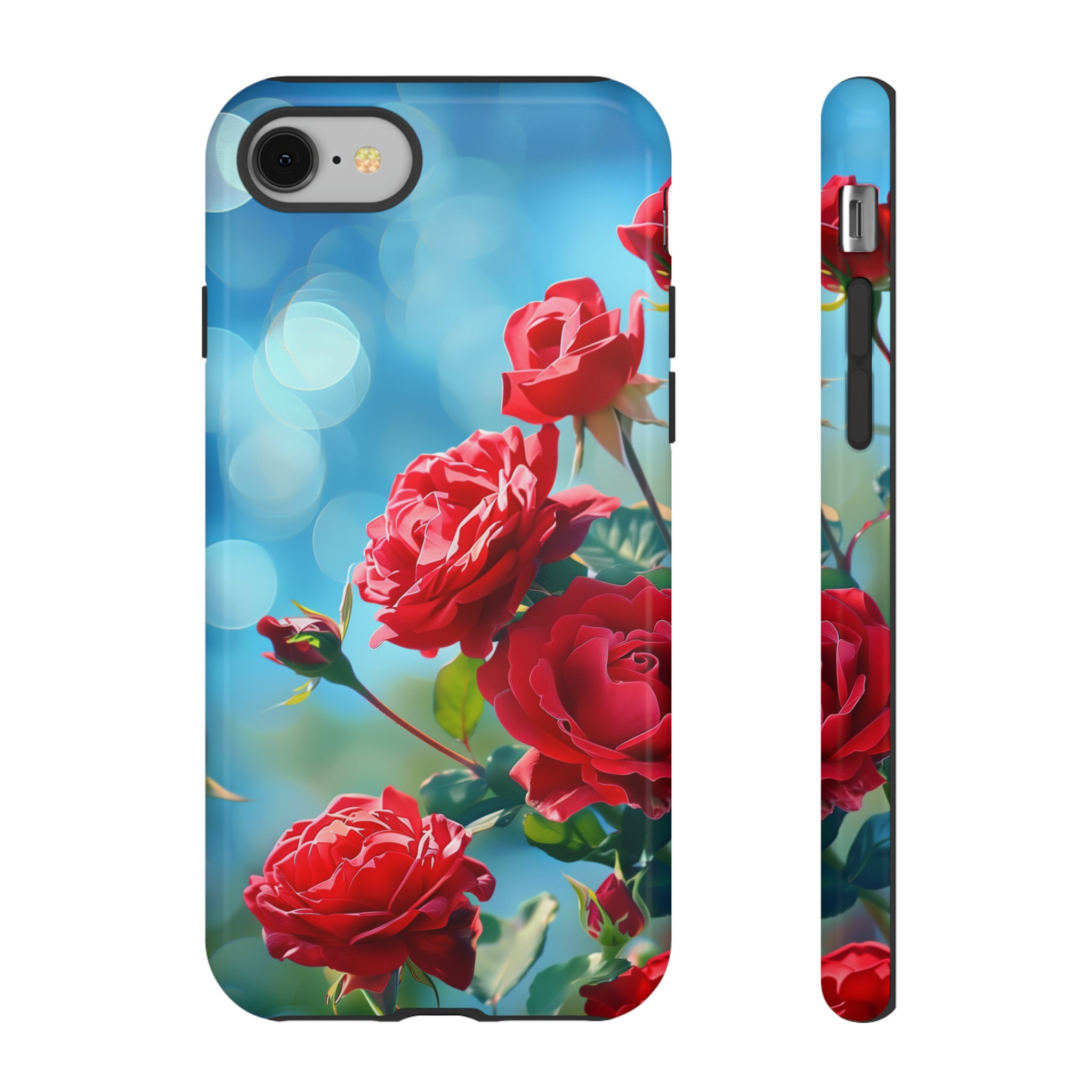 Roses Phone Case Double Layer Tough Phone Case for Iphone, Samsung ...