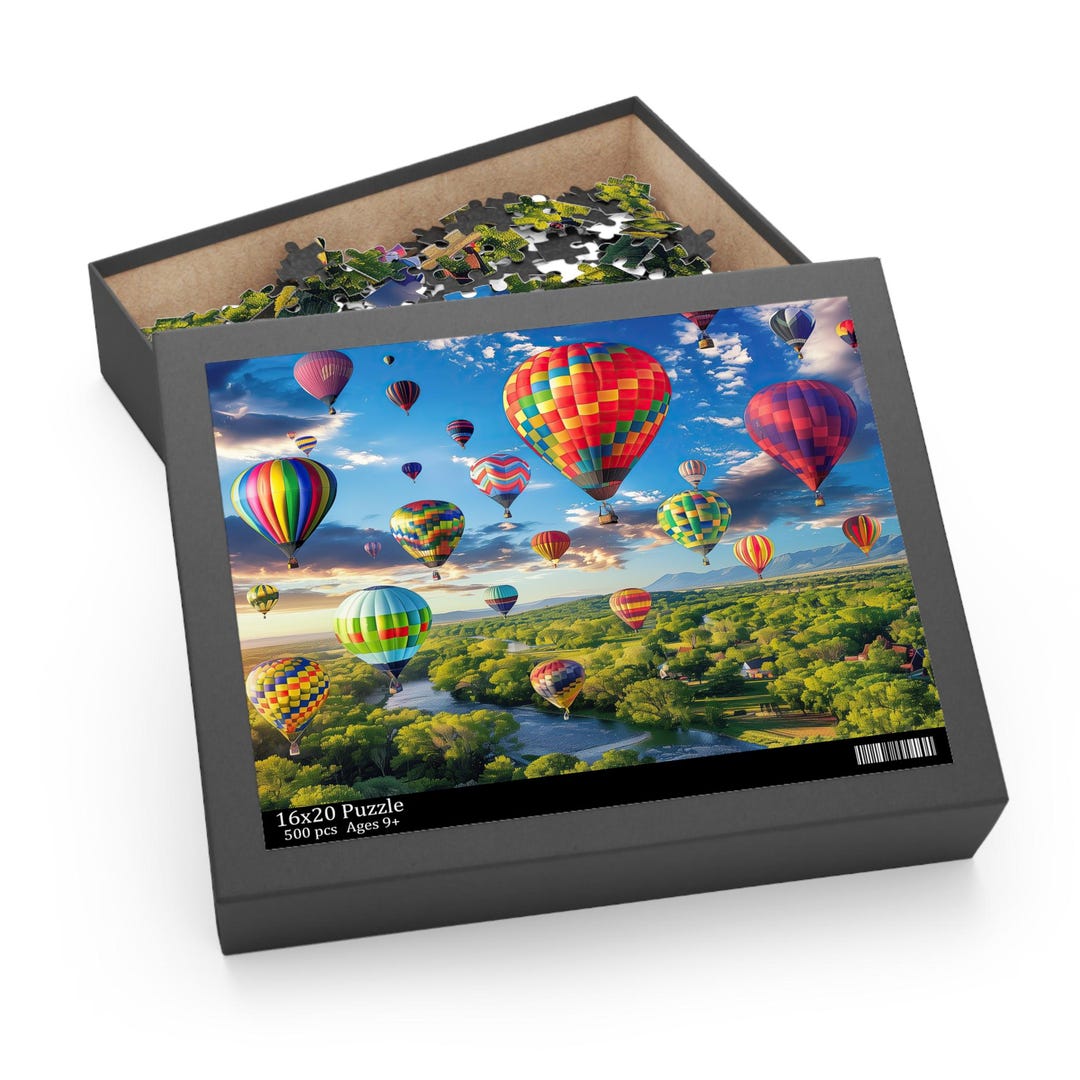Hot Air Balloon Jigsaw Puzzle (120, 252, 500-piece) - Sky Filled With ...